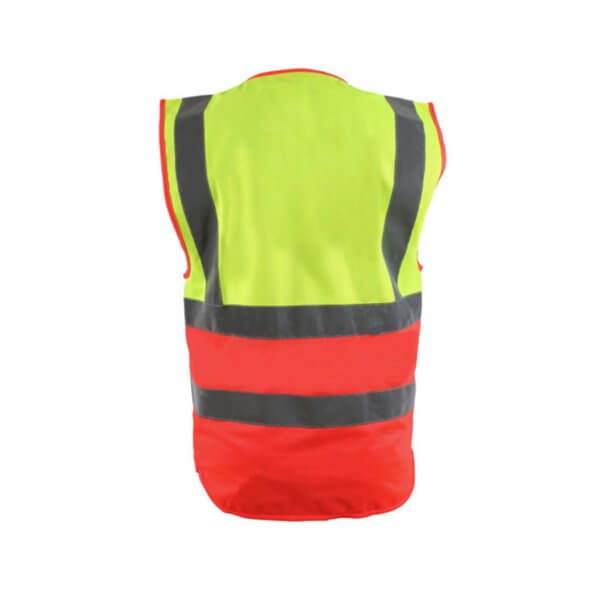 Safety Vest ( Two Color ) (Yellow in Blue) – شركة هارد وركر
